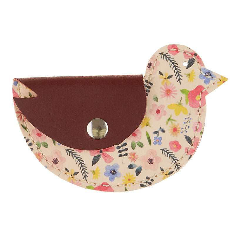 Leather Bird Coin Purse, Boho Daisy – Hometown Leatherworks